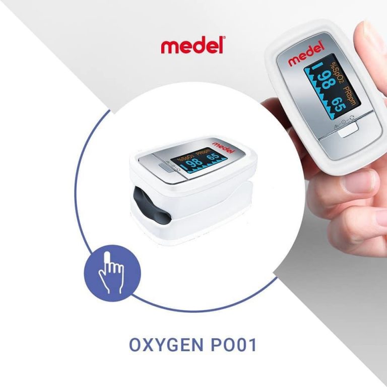 Máy đo nồng độ oxy trong máu SpO2 Medel Oxygen PO01 - Vật tư y tế Sài Gòn
