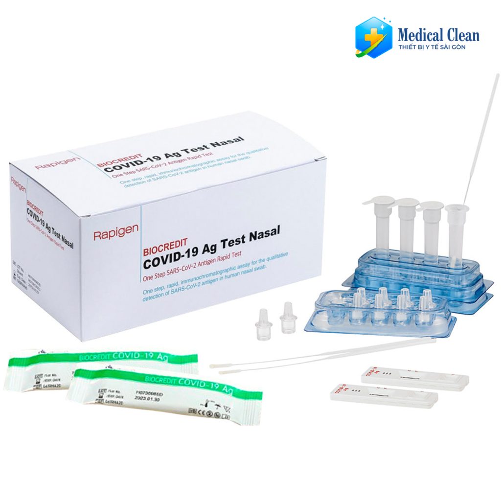 1 HỘP (20 BỘ) - Kit test nhanh BioCredit (Hàn Quốc) - Vật tư y tế Sài Gòn